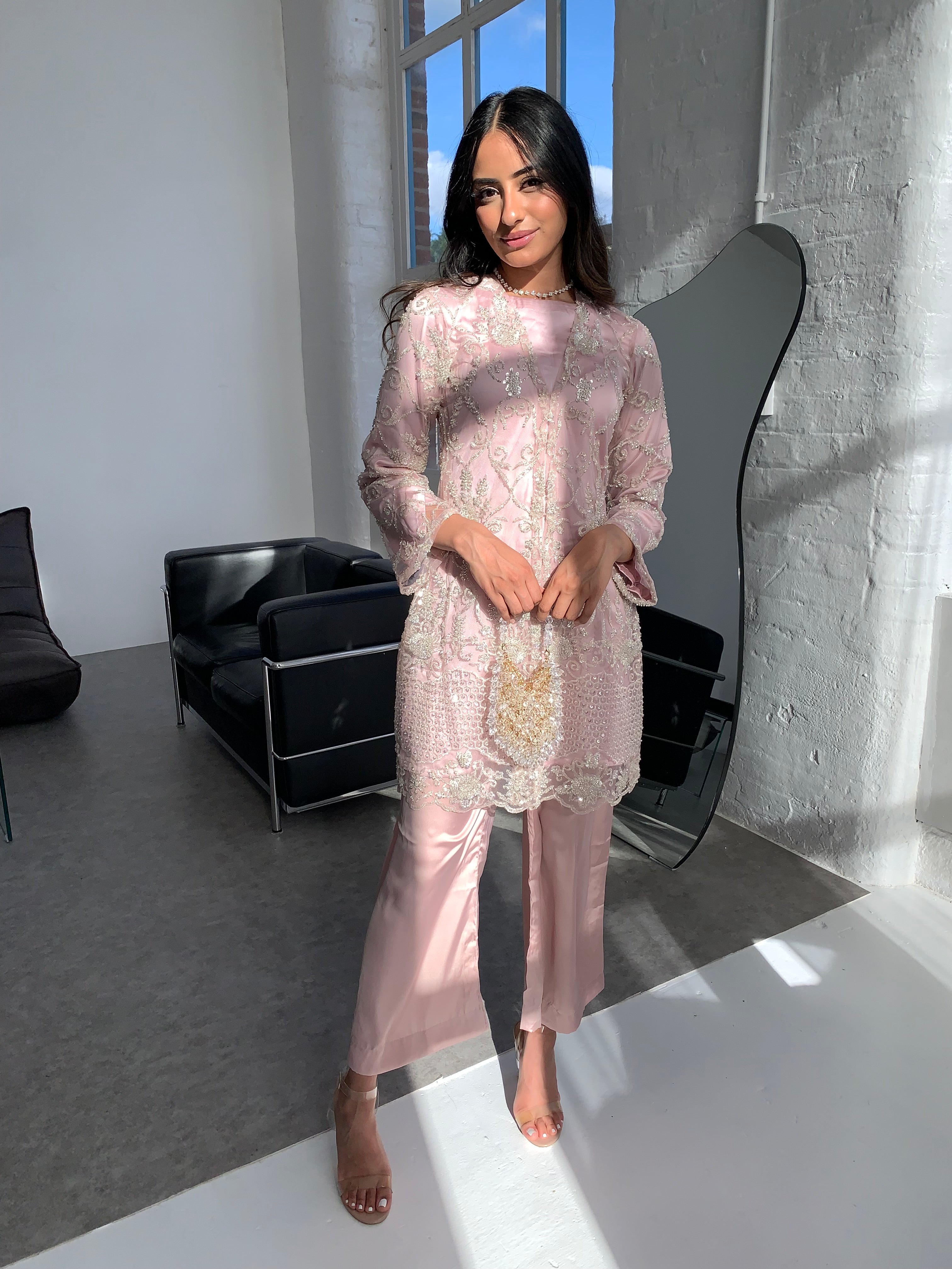 JINA Baby Pink – Anam Attire